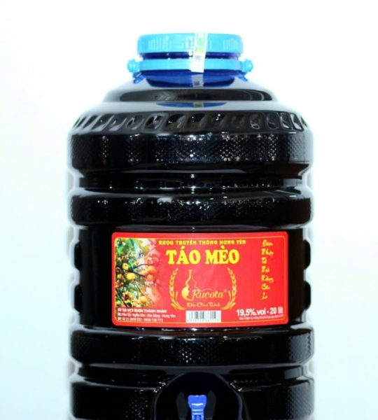 Rượu táo mèo cao cấp (Bình 20 lít) - Rượu Rucota - Đào Công Thành